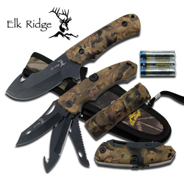 Jaktknivar set 2 st knivar Elk Ridge - JagaMera