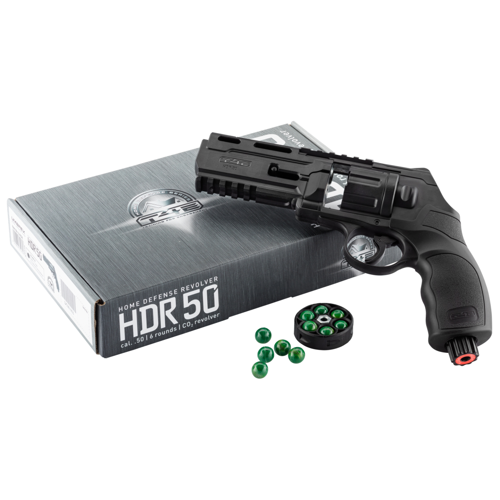 Revolver CO2 Walther T4E HDR 50 Home Defense Revolver - JagaMera