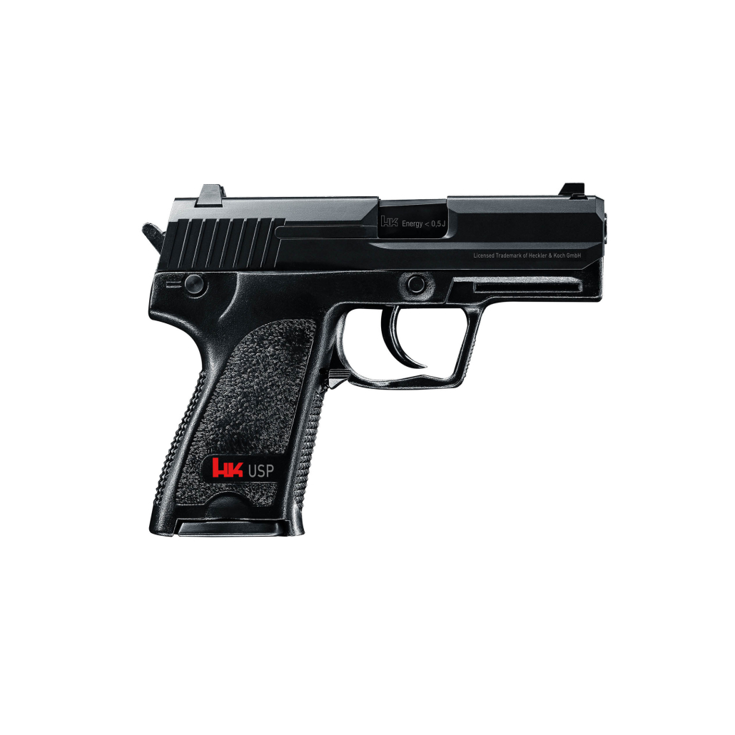 Heckler & Koch USP Compact, Airsoft Pistol, Fjäder - JagaMera